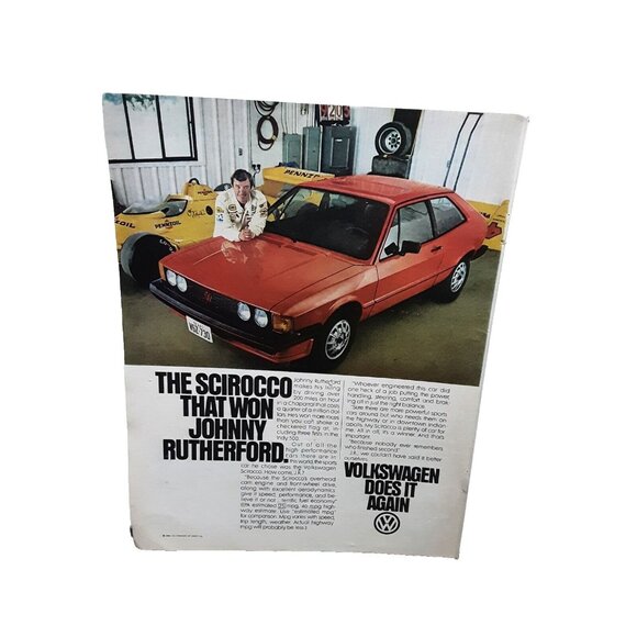 Volkswagen | Other | 981 Volkswagen Scirocco Car With Johnny Rutherford ...